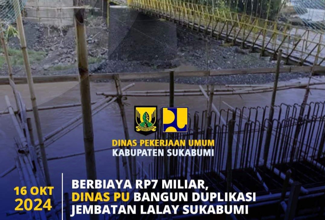 Dinas Pekerjaan Umum (PU) Tengah Membangun Duplikasi jembatan Lalay di Desa Bantarkalong ...